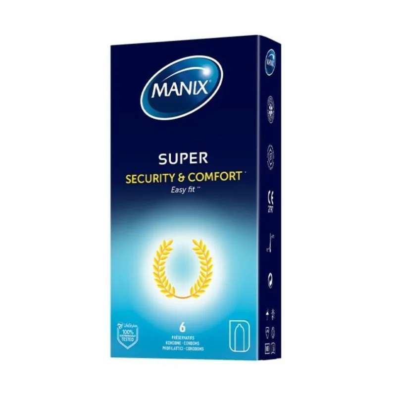 MANIX SUPER SECURITE ET CONFORT 6 PRESERVATIFS – Daisy.ma
