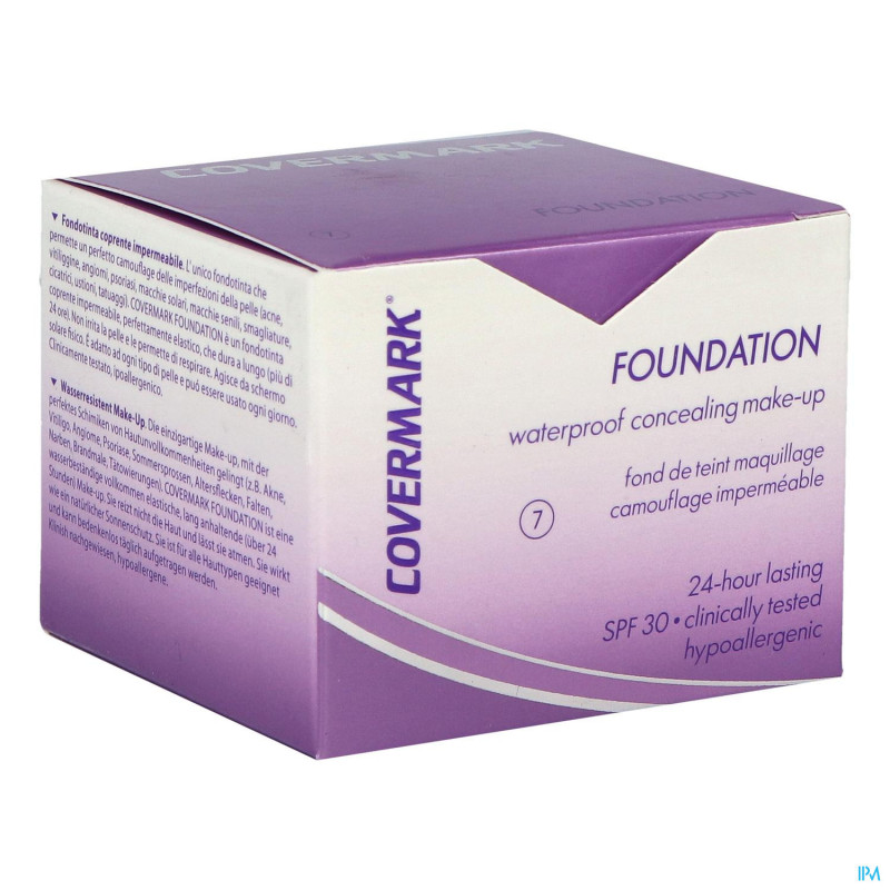 COVERMARK FOUNDATION Fond de Teint N°7 Naturel, 15ml – Daisy.ma