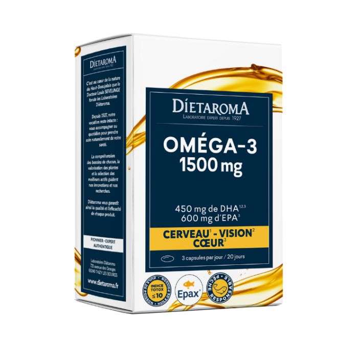 DIETAROMA OMEGA 3 1500 MG 60 CAPSULES – Daisy.ma